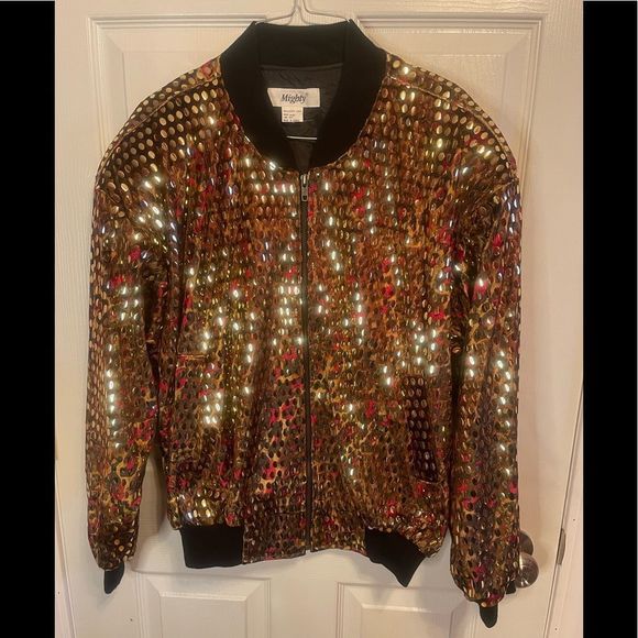 Mighty | Jackets & Coats | Vintage Mighty Sequined Jacket | Poshmark